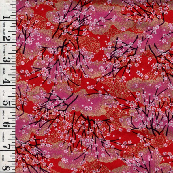 Japanese - Asano Small Blossoming Cherry Trees & Clouds - A-45000-68A ...