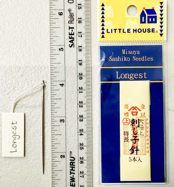 Notions - Japanese Misuya Hand Sewing Needle - LONGEST SIZE - 5 per pa ...