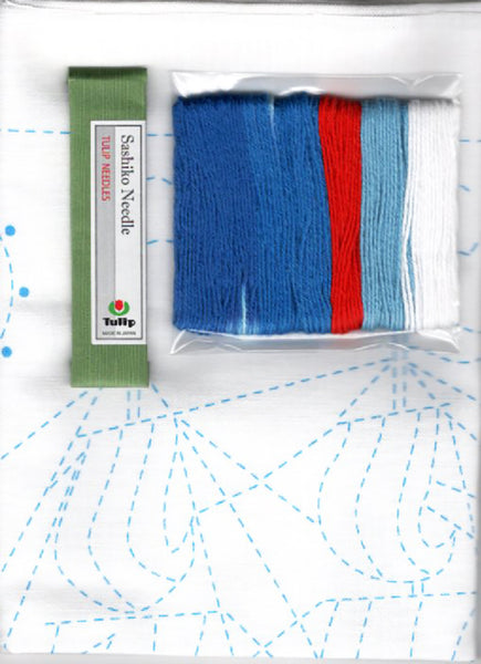 Sashiko World - Spain - Sampler Kit with Needle & Thread - Galleon Sai ...