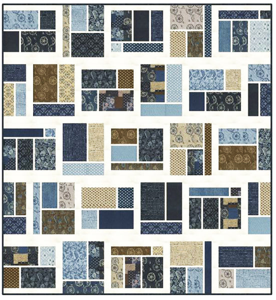 Quilt Pattern - Natalie Crabtree - Bento Box | Shibori Dragon