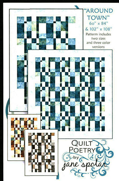 Quilt Pattern - Quilt Poetry - Around Town | Shibori Dragon