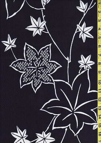 0007 - Yukata Fabric - Maple Leaves | Shibori Dragon